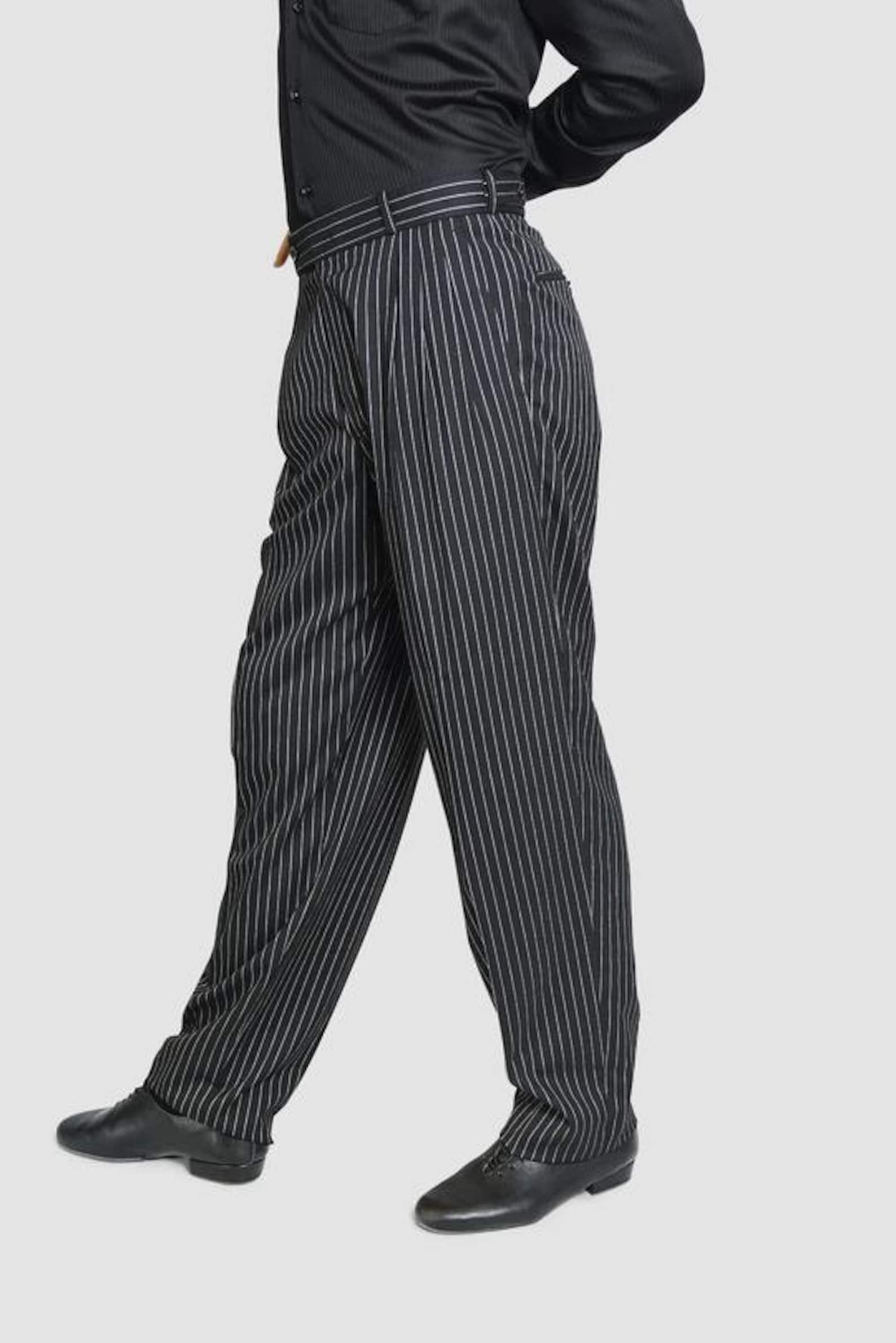 Classic Tango Pants | Black White Stripes Tango Pant | Tango Pant for ...