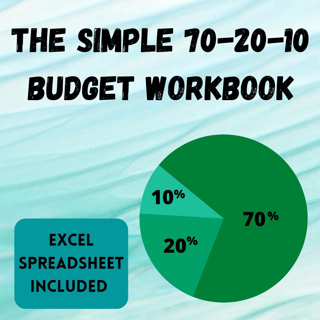 Simple 70-20-10 Budget Workbook - Etsy
