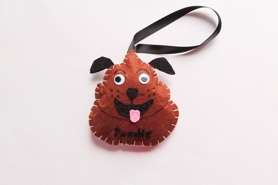 Meet the Poo's Felt Poo Emoji Tree Ornament Hanging Tree Decoration - Etsy