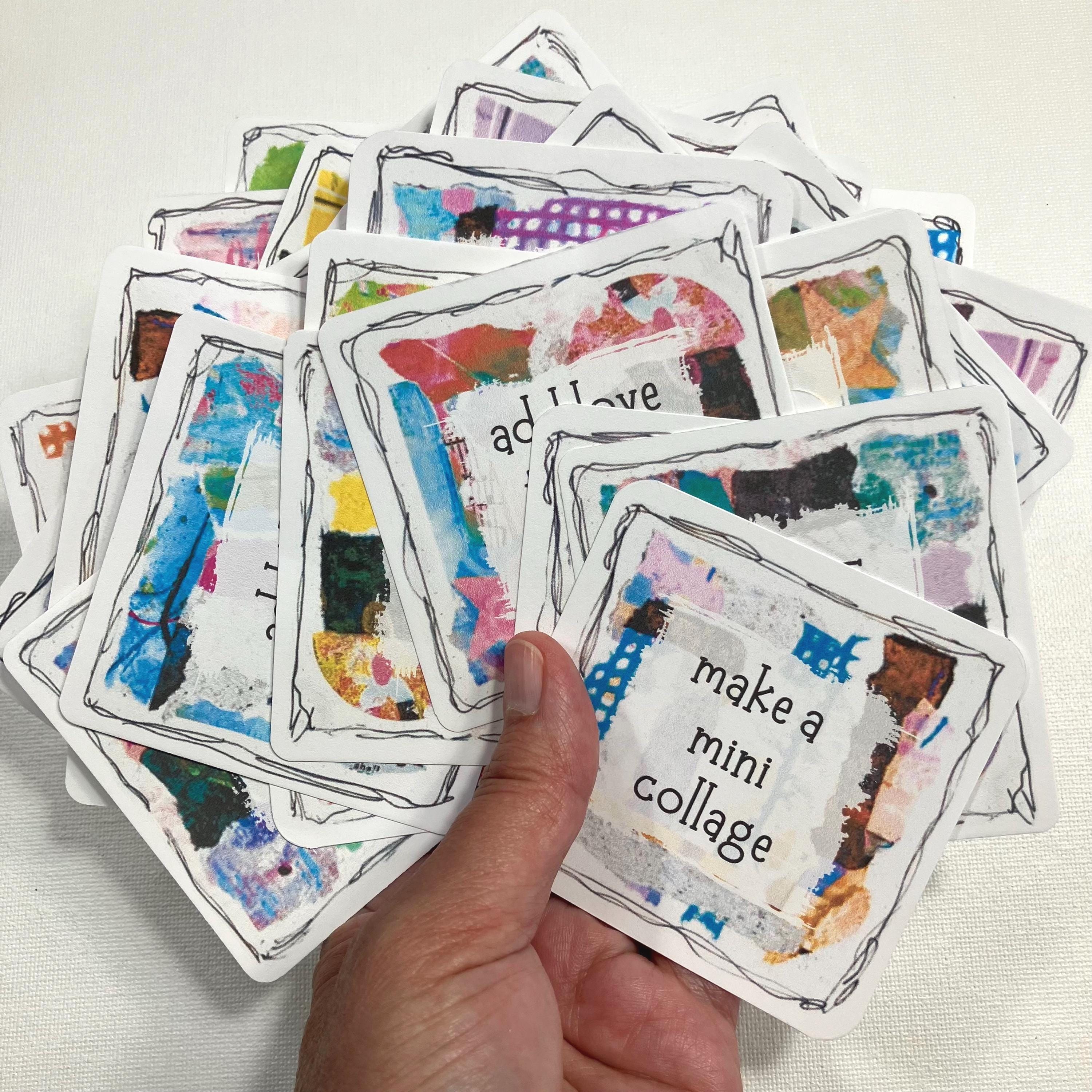 Art Journaling Prompt Cards: Mixed Media Inspiration Deck (digital ...