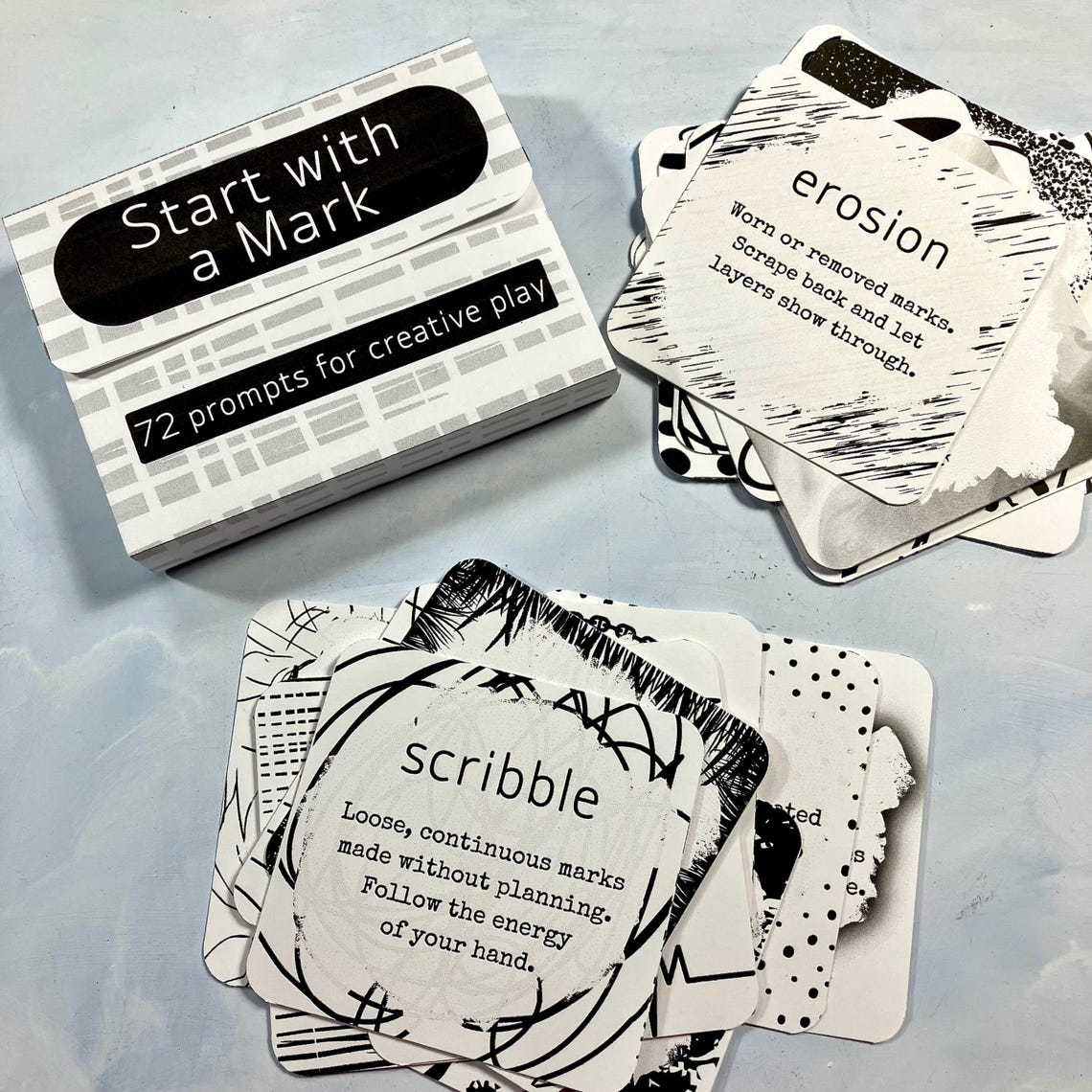 Start With a Mark – 72 Art Journal Prompts Printable | Mixed Media ...