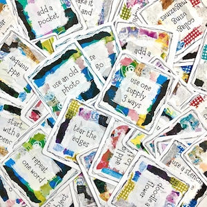 Art Journaling Prompt Cards: Mixed Media Inspiration Deck (digital ...