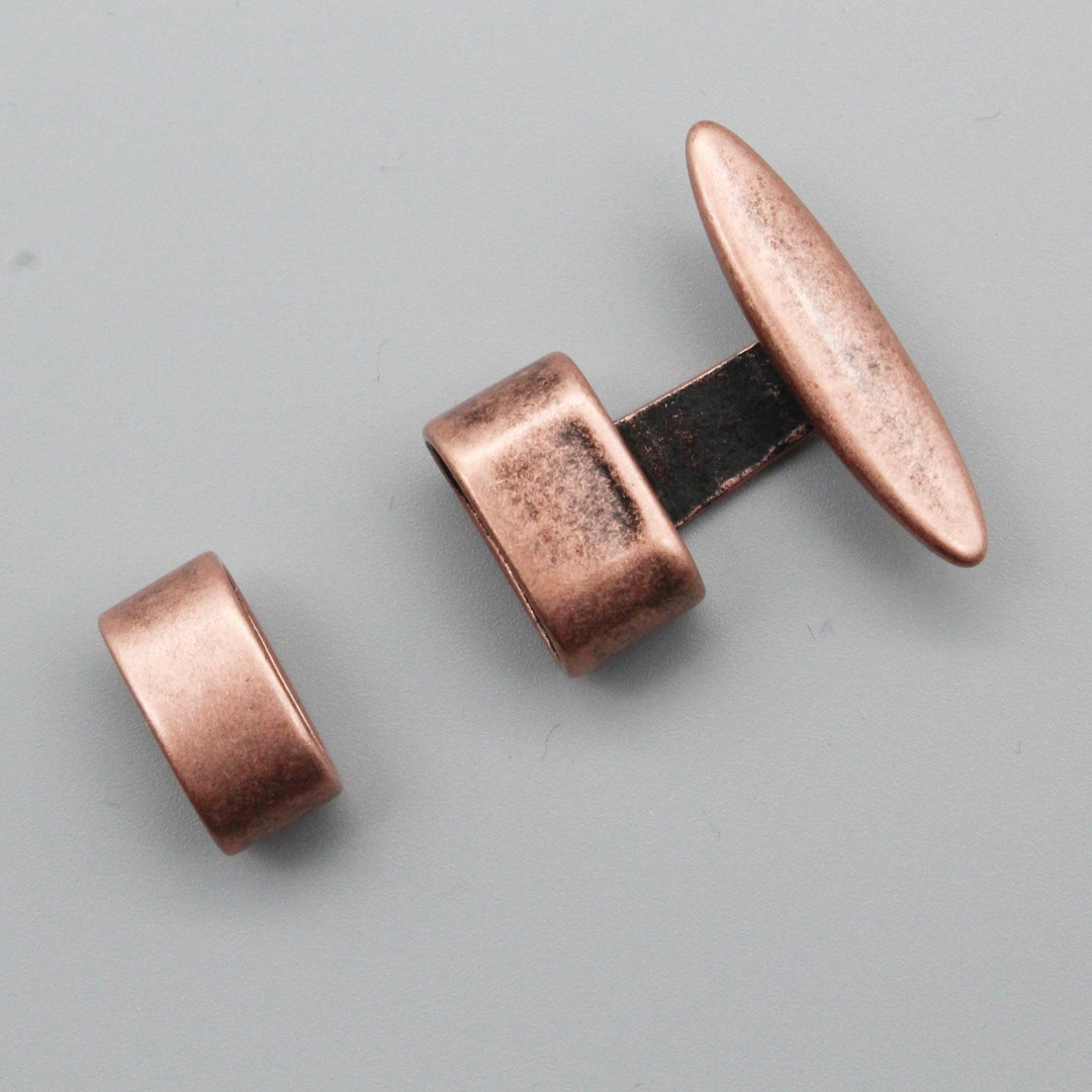 Glu N Go End Caps for Making Leather Jewelry Copper Endcaps 10 X 5mm ...