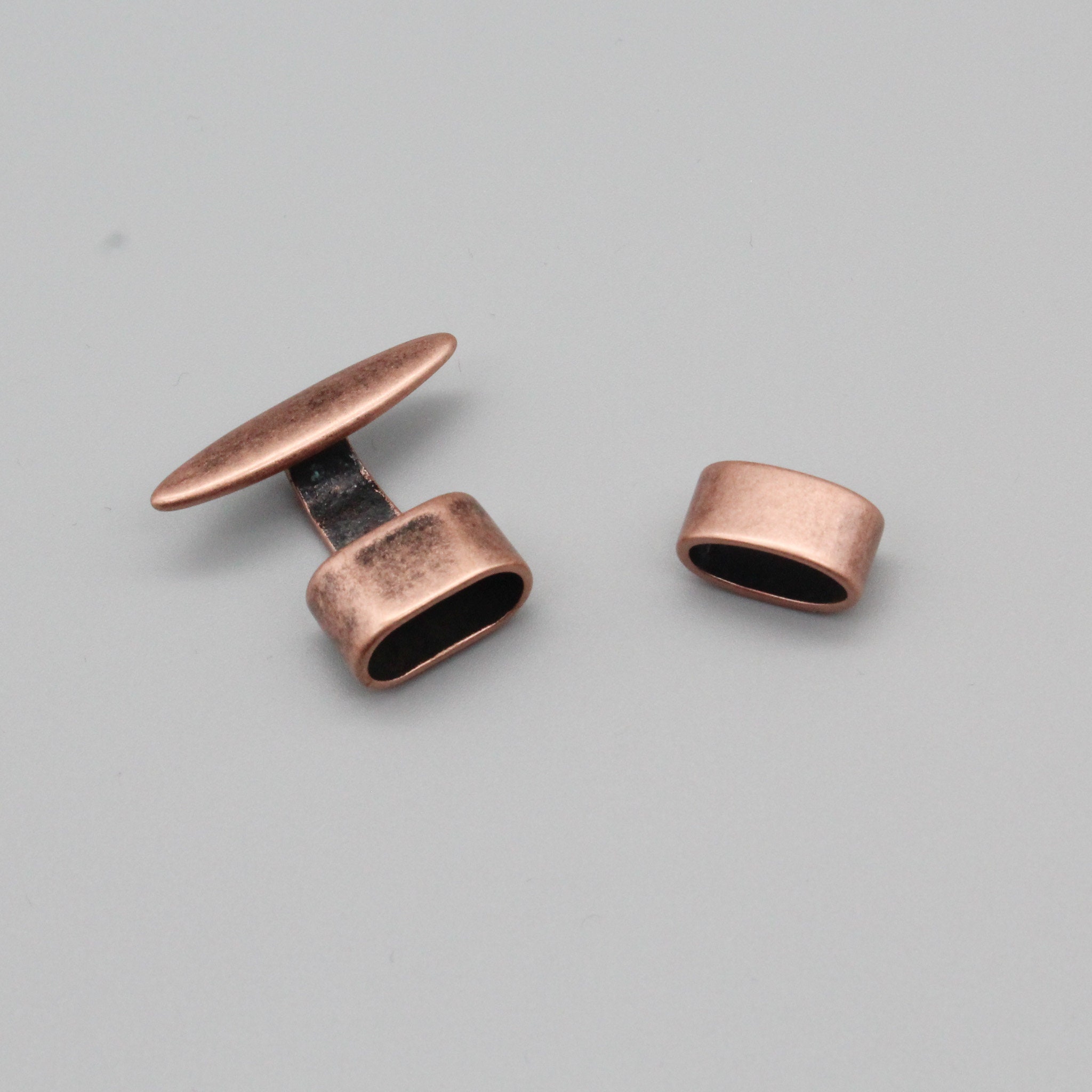 Glu N Go End Caps for Making Leather Jewelry Copper Endcaps 10 X 5mm ...