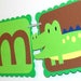 Alligator Banner/ Crocodile Banner/ Crocodile Party/ Jungle Birthday ...