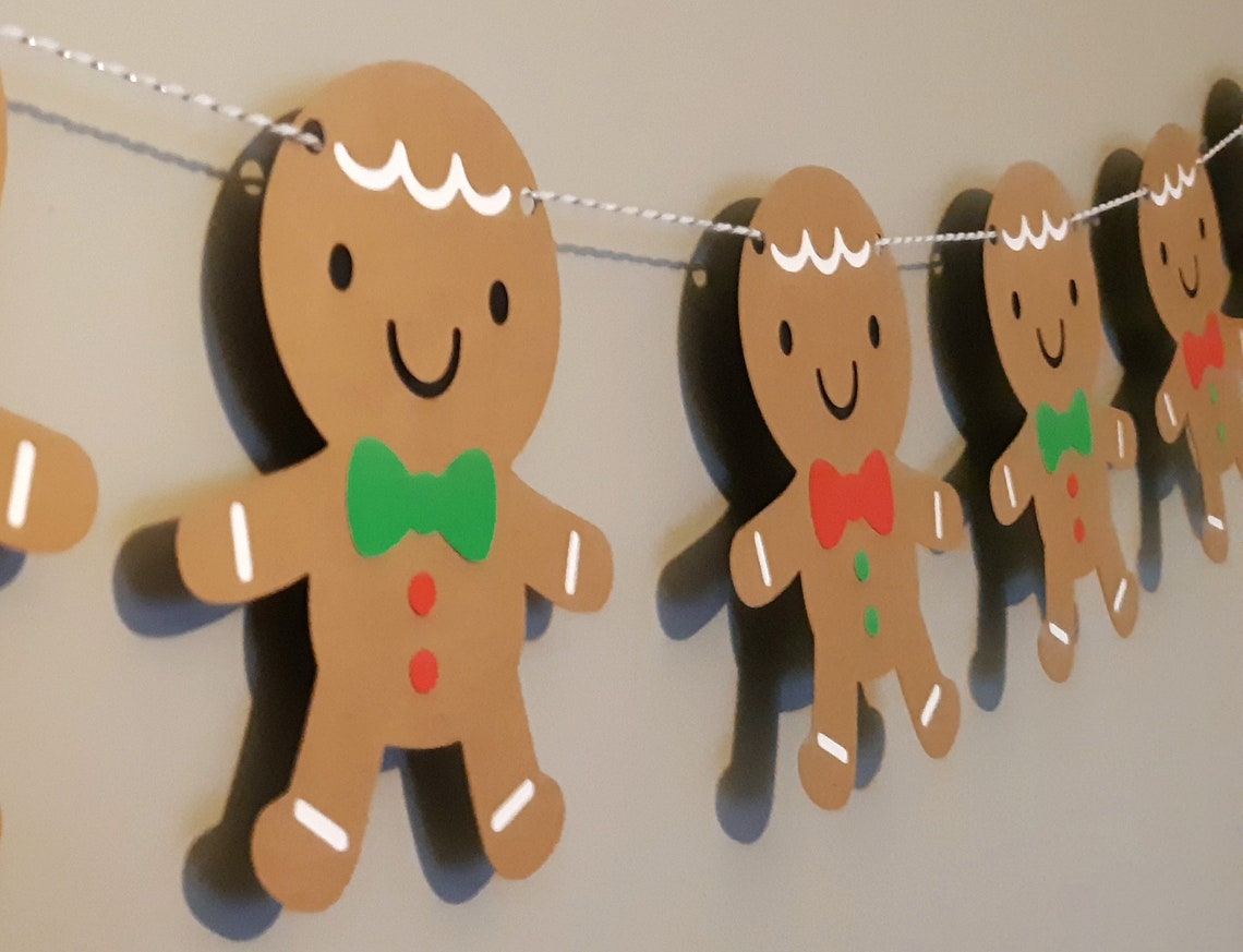 Gingerbread Garland/ Cookie Garland/ Christmas Cookie Garland/ | Etsy