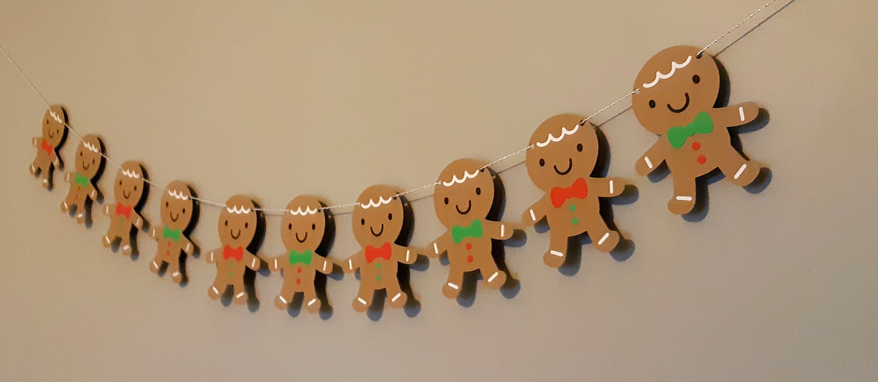 Gingerbread Garland/ Cookie Garland/ Christmas Cookie Garland/ - Etsy ...