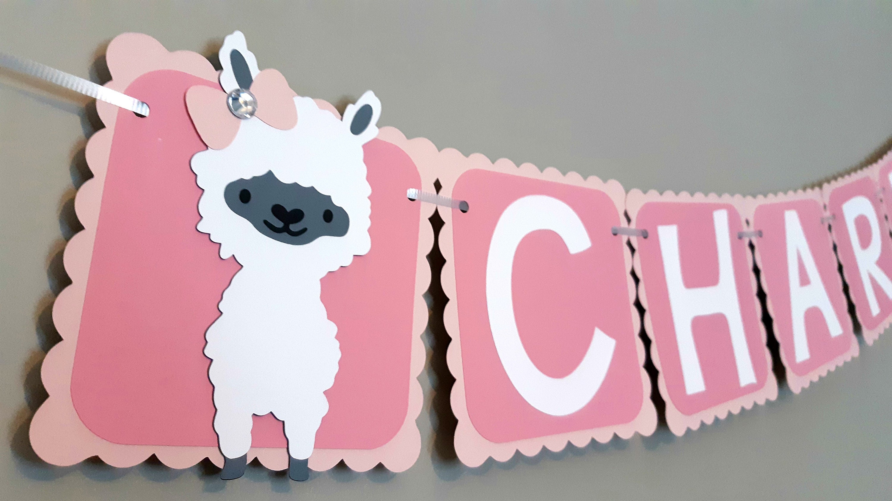 Llama Birthday Party Banner/ Llama Cactus Party/ Alpaca Theme | Etsy