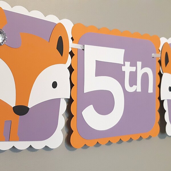 Fox Birthday - Etsy