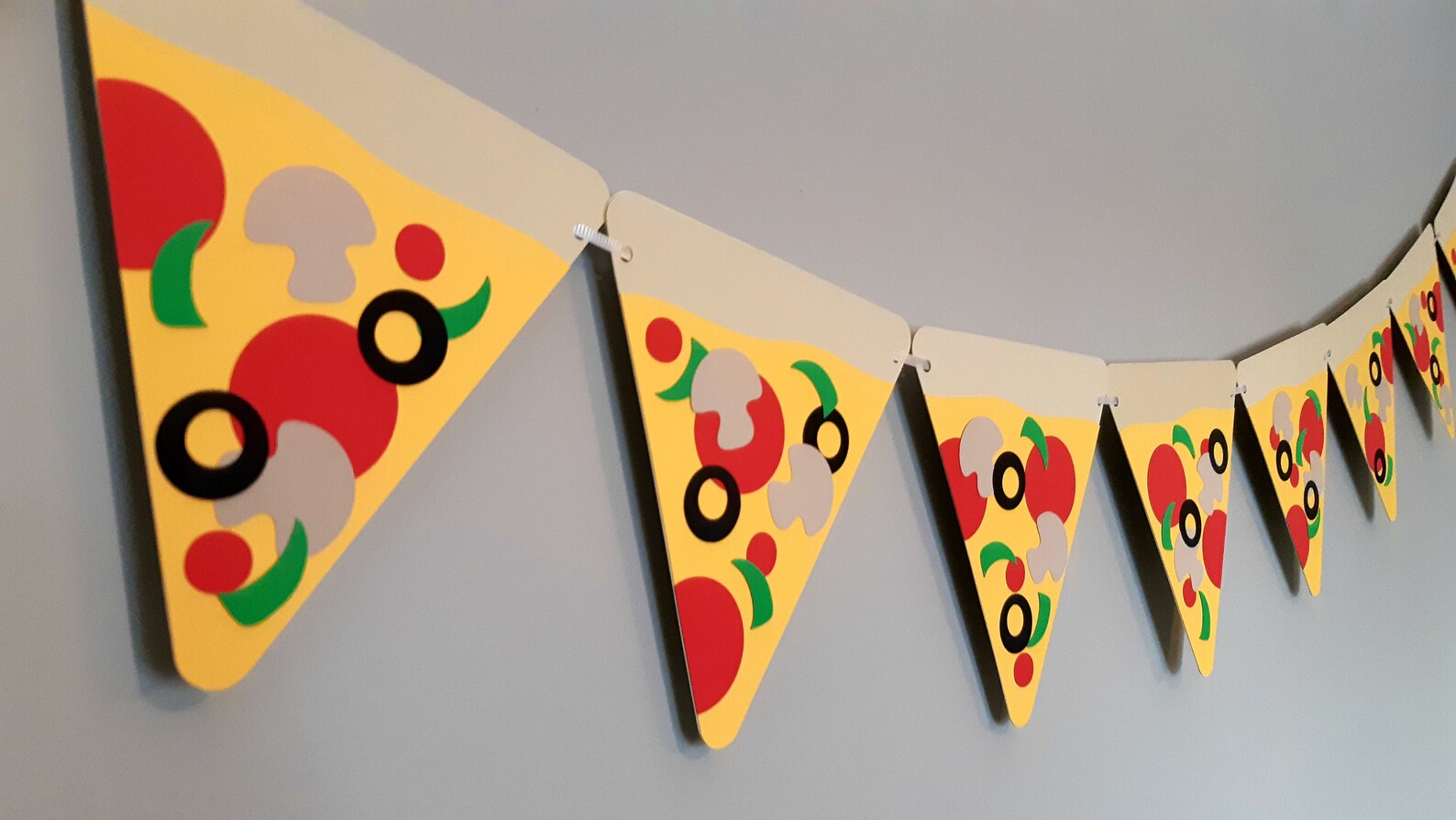 Pizza Party Banner/ Pizza Slice Banner/ Pizza Party Decor/ - Etsy Canada