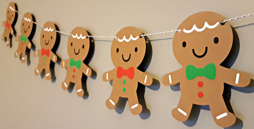Gingerbread Garland/ Cookie Garland/ Christmas Cookie Garland ...