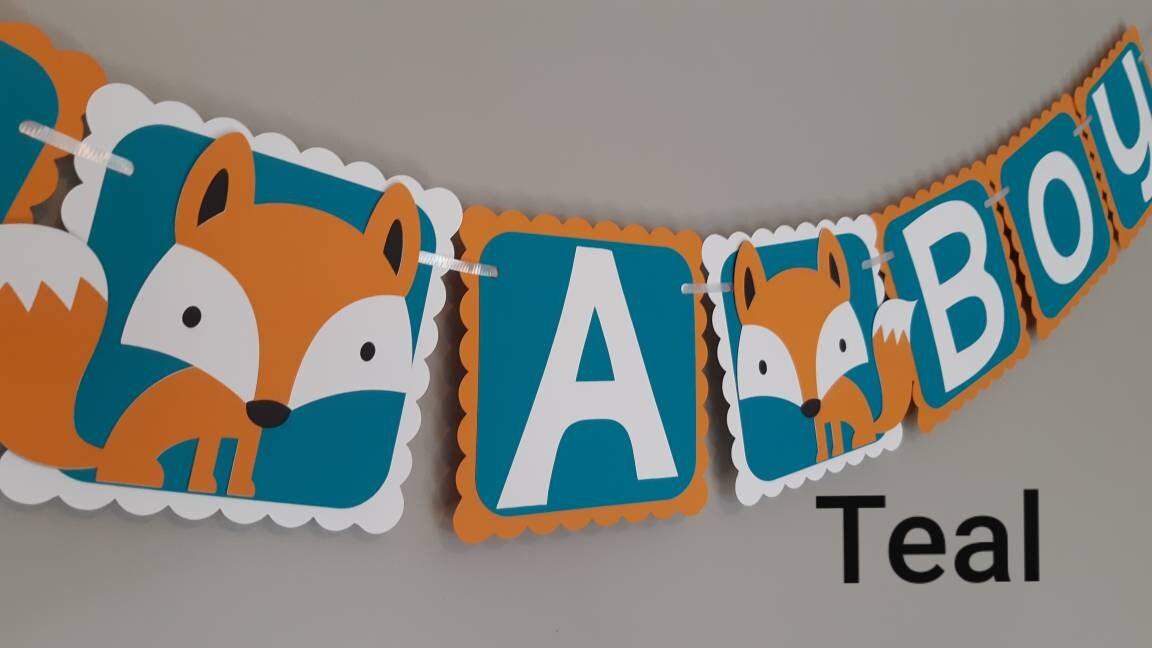 Fox Birthday Banner/ Wild One Fox/ Woodland Banner/ Fox Party - Etsy Canada