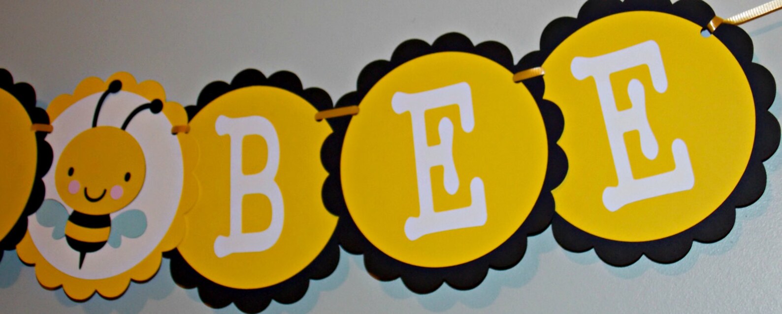 Mom to Bee Baby Shower Banner/bee Baby Party Supplies/ Spring - Etsy Canada