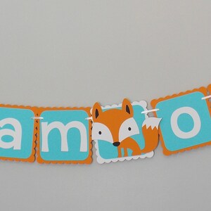 Fox Birthday Banner/ Wild One Fox/ Woodland Banner/ Fox Party | Etsy Canada