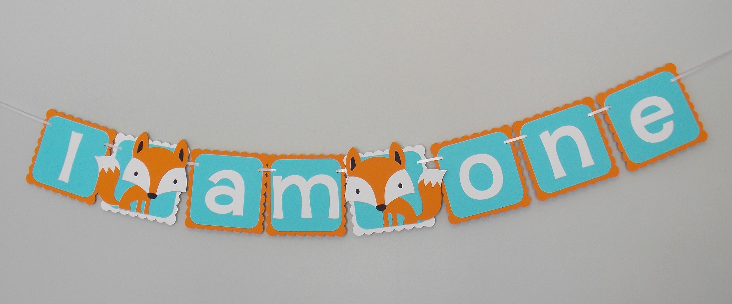 Fox Birthday Banner/ Wild One Fox/ Woodland Banner/ Fox Party - Etsy Canada