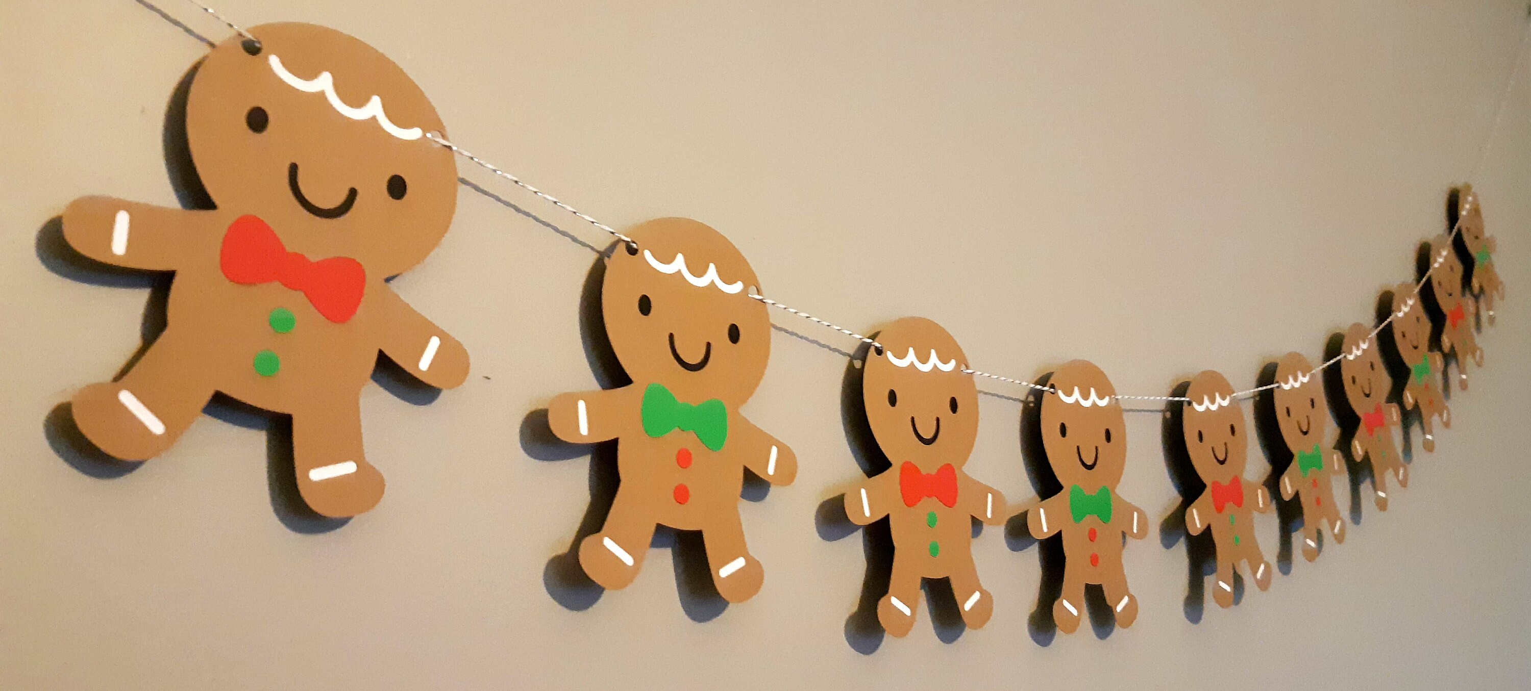 Gingerbread Garland/ Cookie Garland/ Christmas Cookie Garland/ - Etsy ...