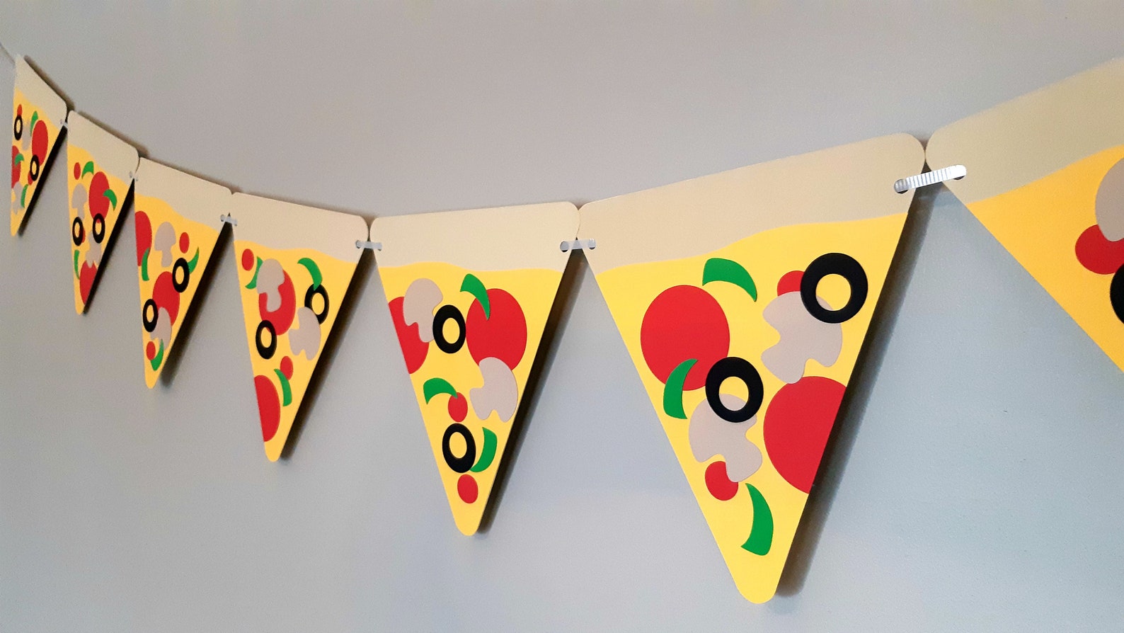 Pizza Party Banner/ Pizza Slice Banner/ Pizza Party Decor/ - Etsy Canada