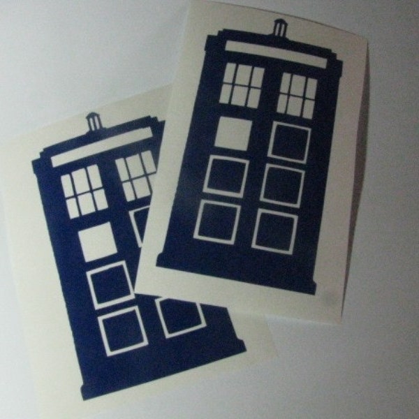 Tardis Decal - Etsy