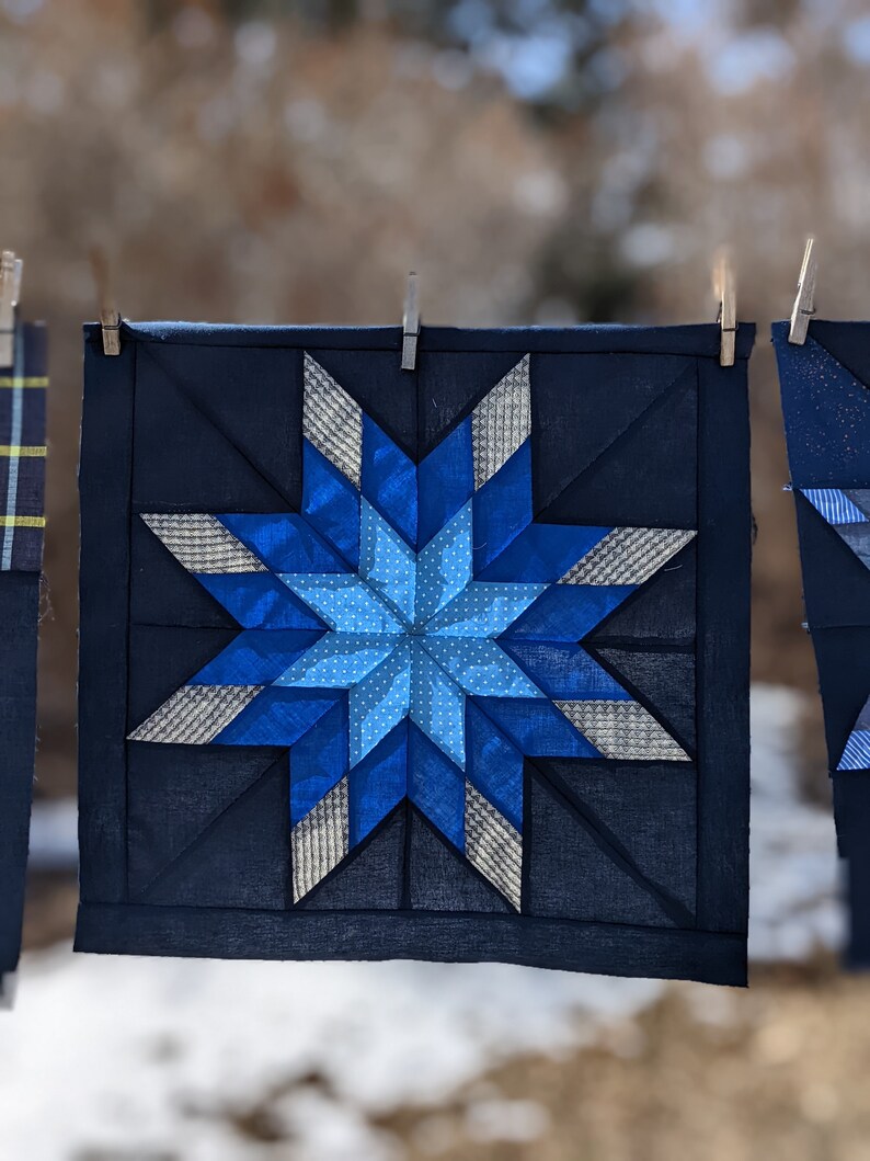 PDF Not Alone Star Quilt Pattern BLOCK VERSION by Lindlee Smith of ...