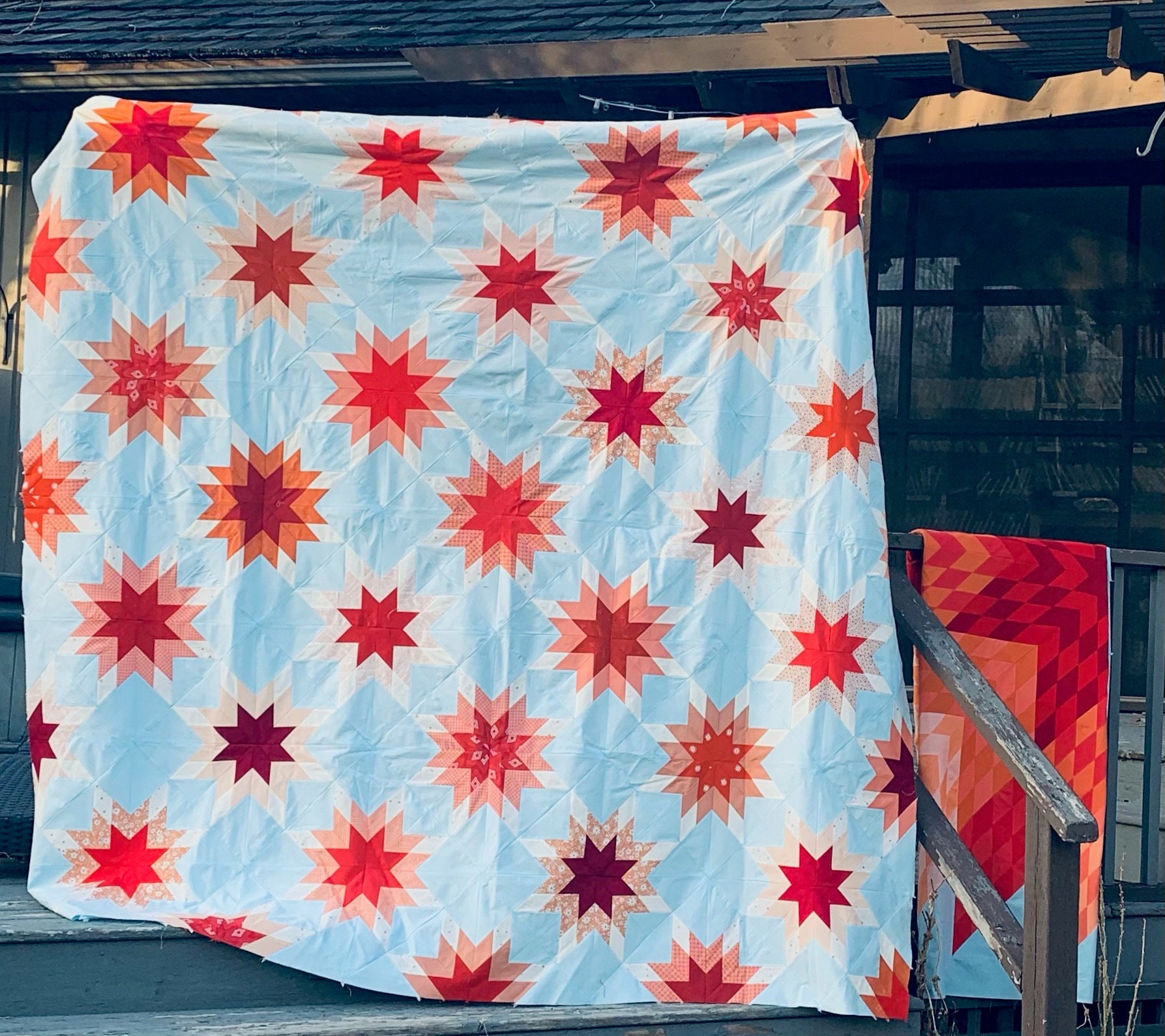 Not Alone Star Quilt Pattern – 6 Sizes, 2 Color Options (PDF Pattern ...