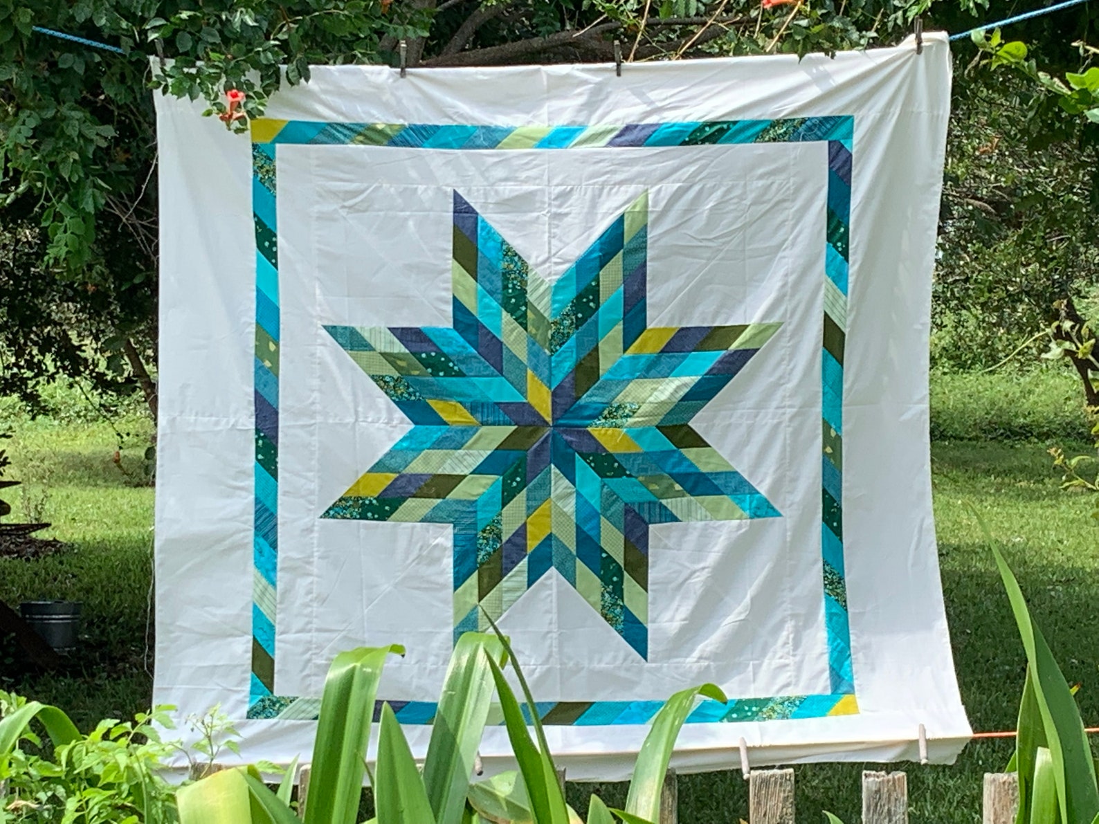 PDF Patchwork Lone Star Quilt Pattern by Lindlee Smith of - Etsy