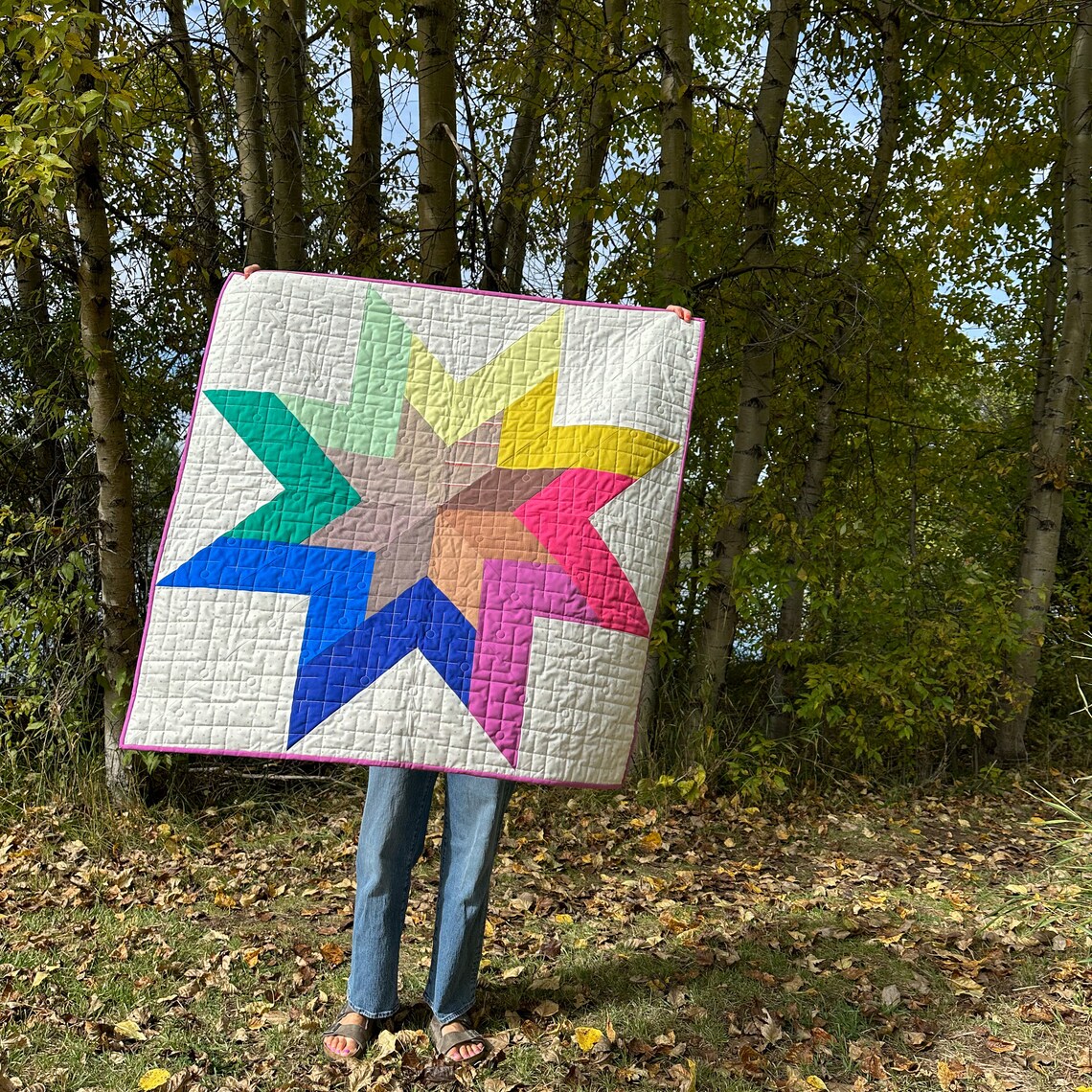 PDF Trailing Star Quilt Pattern by Lindlee Smith of Plains and Pine ...