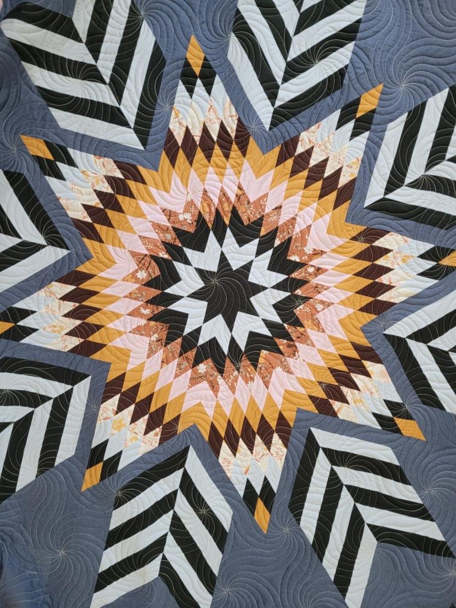 Great Plains Star Quilt Pattern – 3 Size Options (PDF Download) - Etsy
