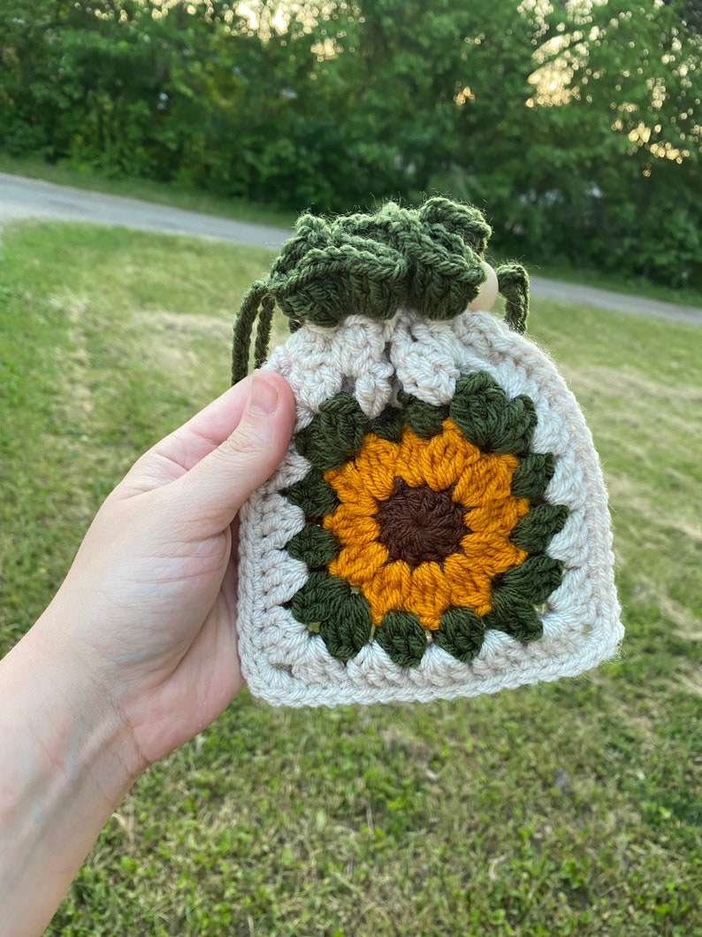 Sunflower Pouch - Etsy