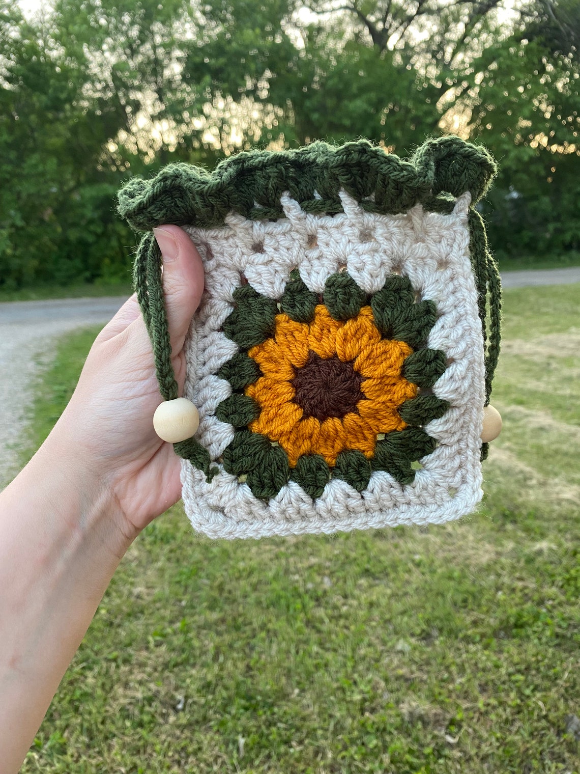 Sunflower Pouch - Etsy