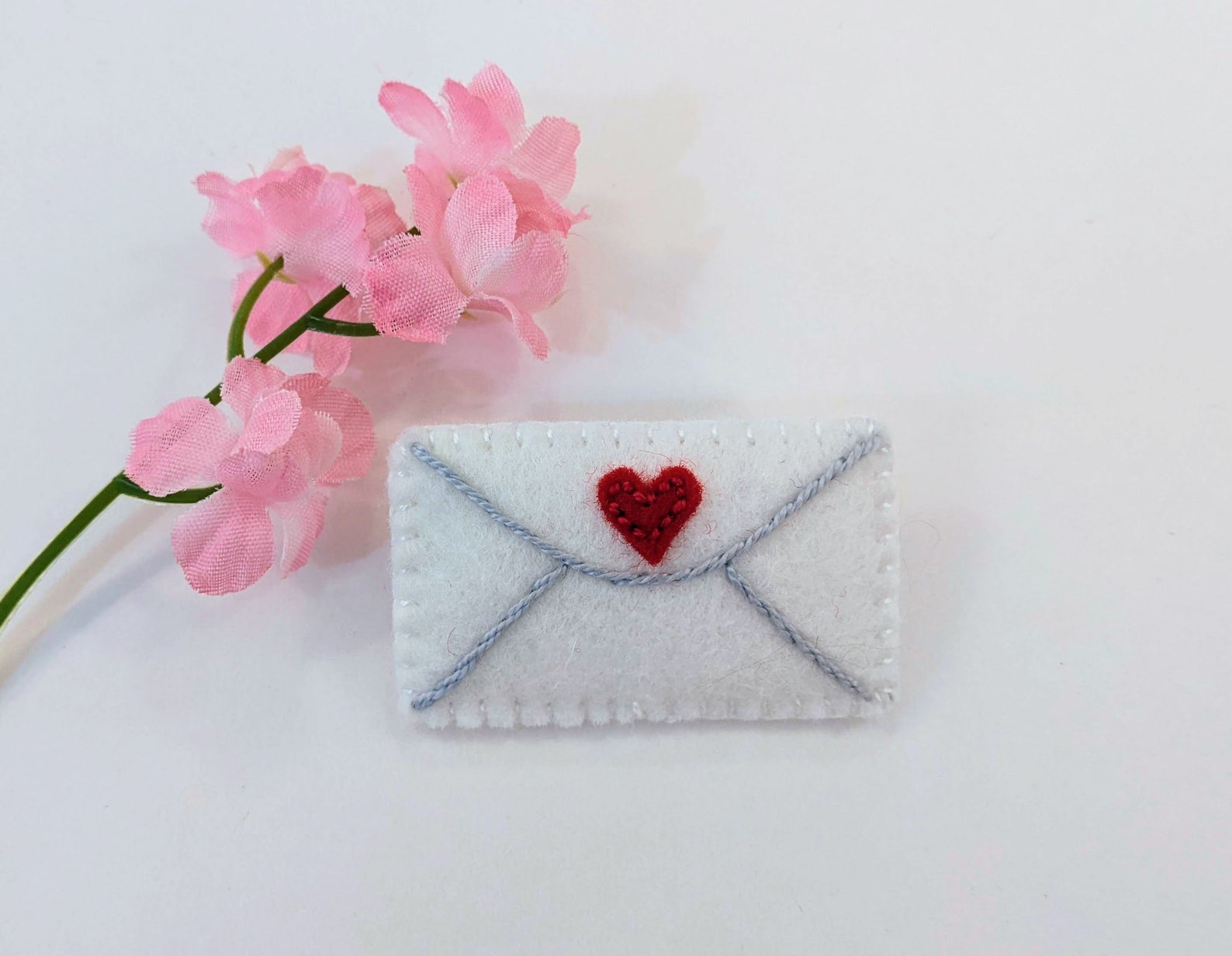 Felt Envelope Brooch Pin Love Letter Brooch Pin Valentine - Etsy