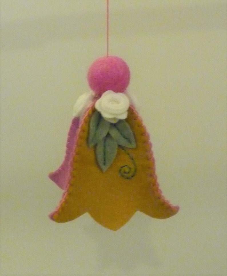 Bell Ornaments Felt Bells Set of Bells Embroidered Bells | Etsy