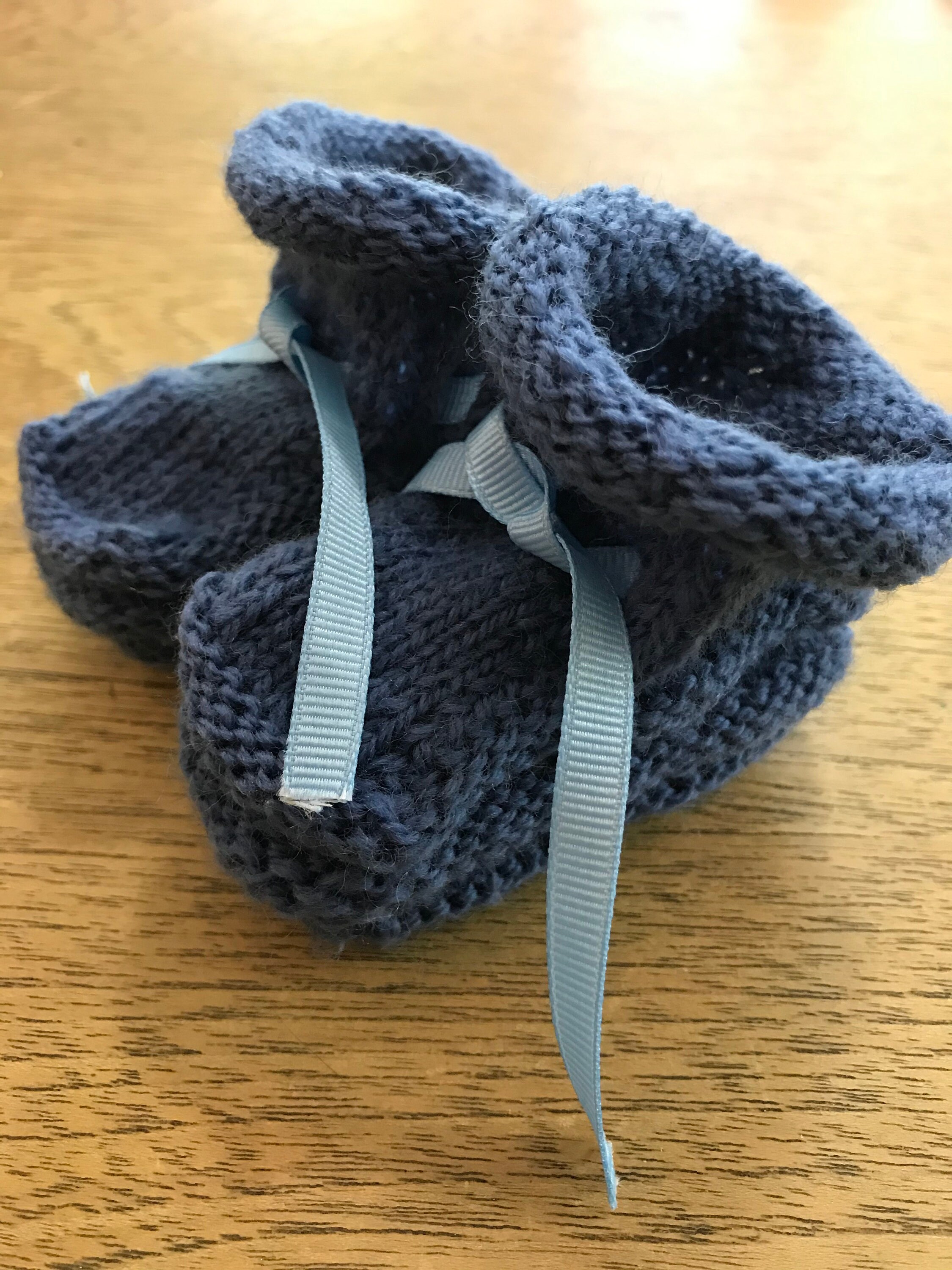Little Boy Blue Baby Booties - Etsy