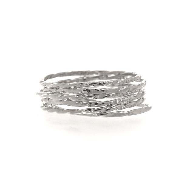 Stacking Silver Ring - Etsy