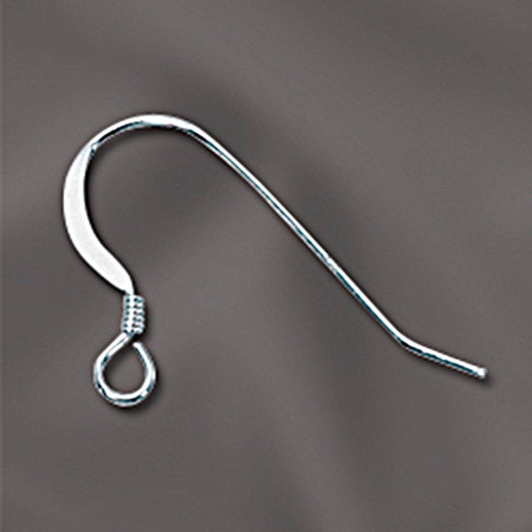 20pc, Sterling Silver Ear Wires, Ear Wires, Wire Hooks, 925 Sterling ...