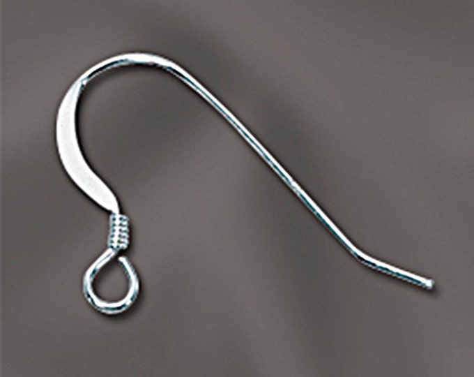 20pc, Sterling Silver Ear Wires, Ear Wires, Wire Hooks, 925 Sterling ...