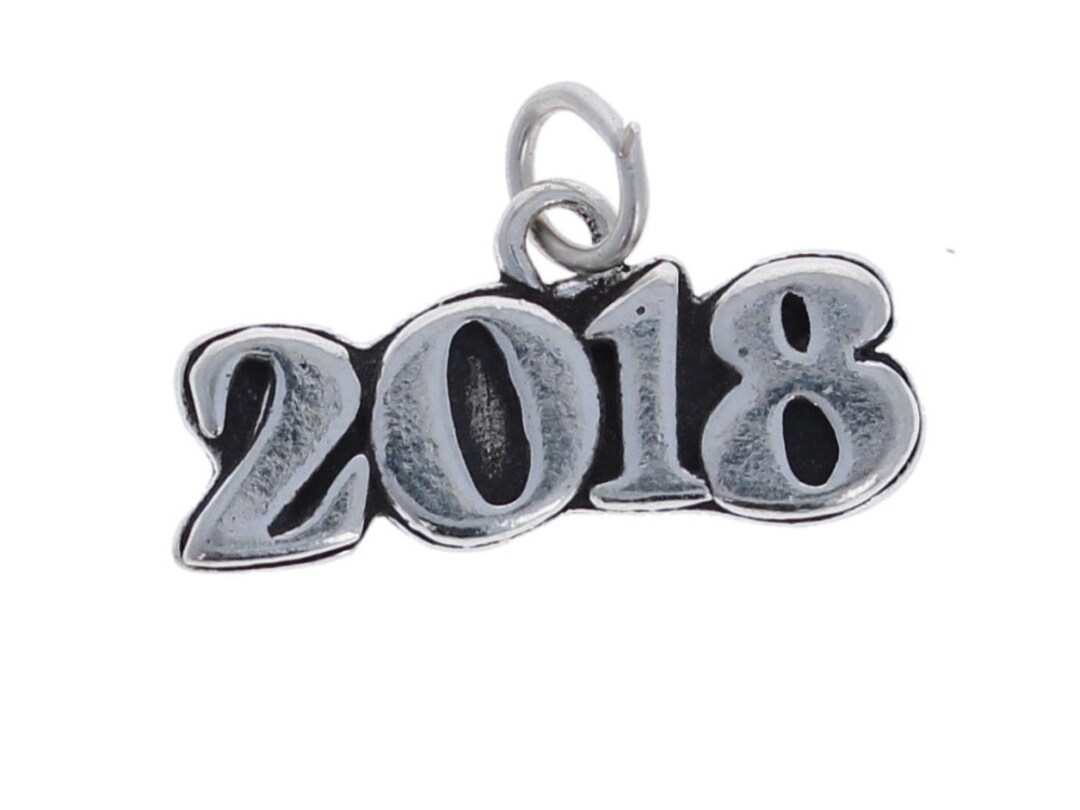 Sterling Silver 2018 Charm - Etsy