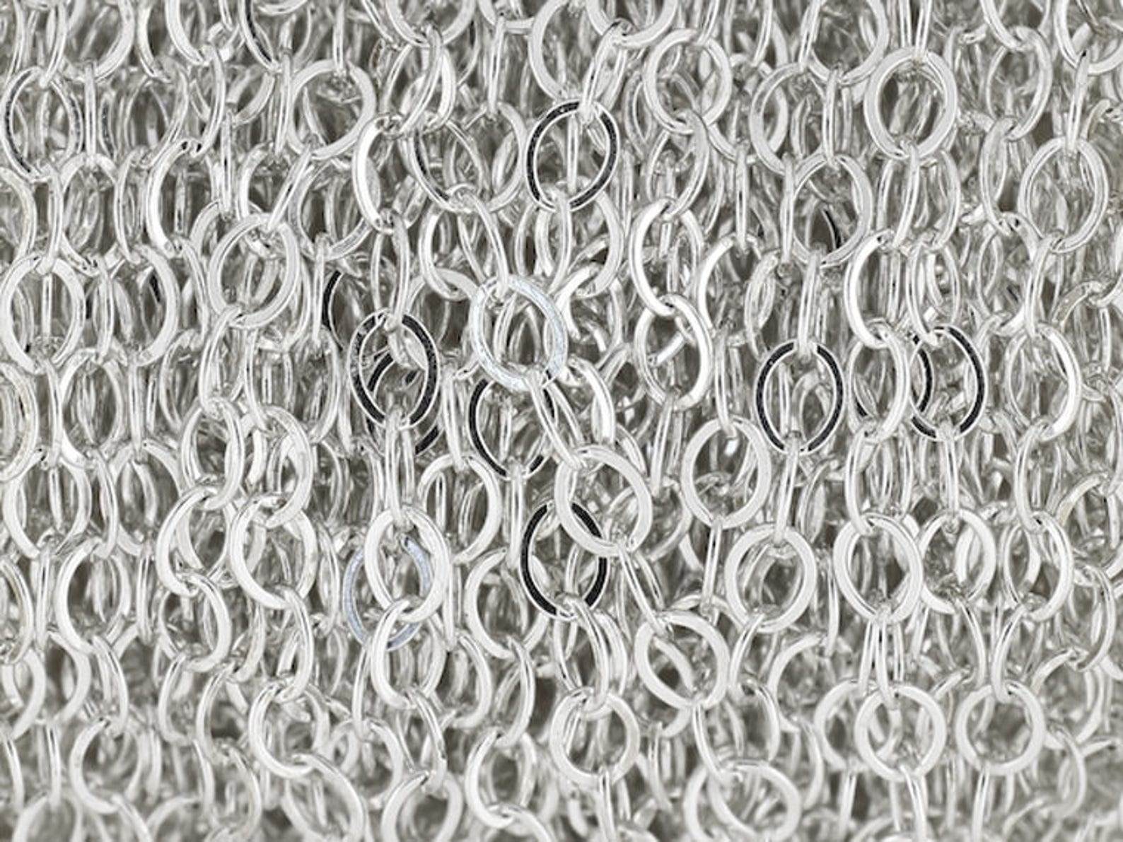 Sterling Silver Extension Chain. Flat Cable Chain. 3.5mm X 5mm | Etsy