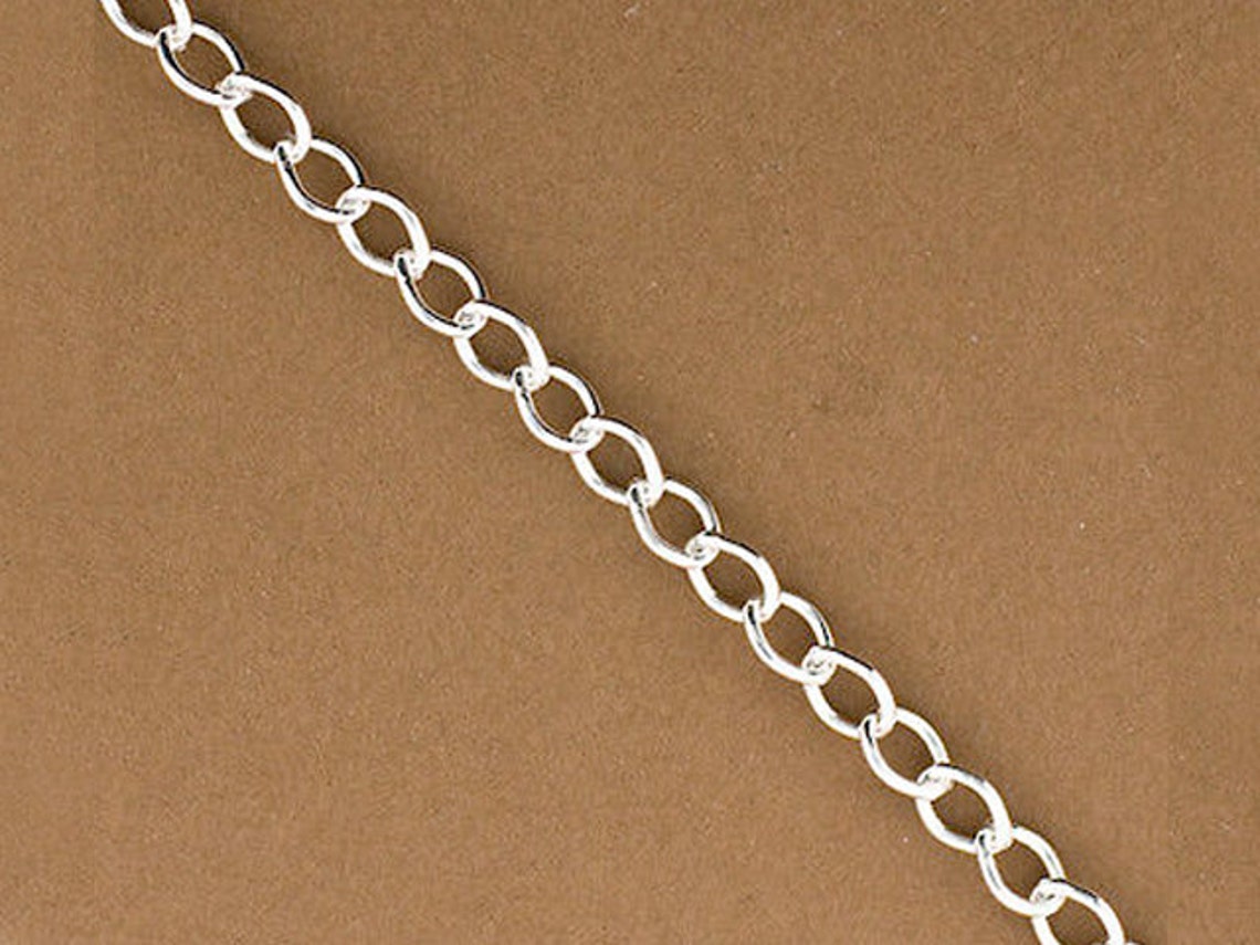 Sterling Silver Extension Chain Heavy Cable Chain.925 - Etsy