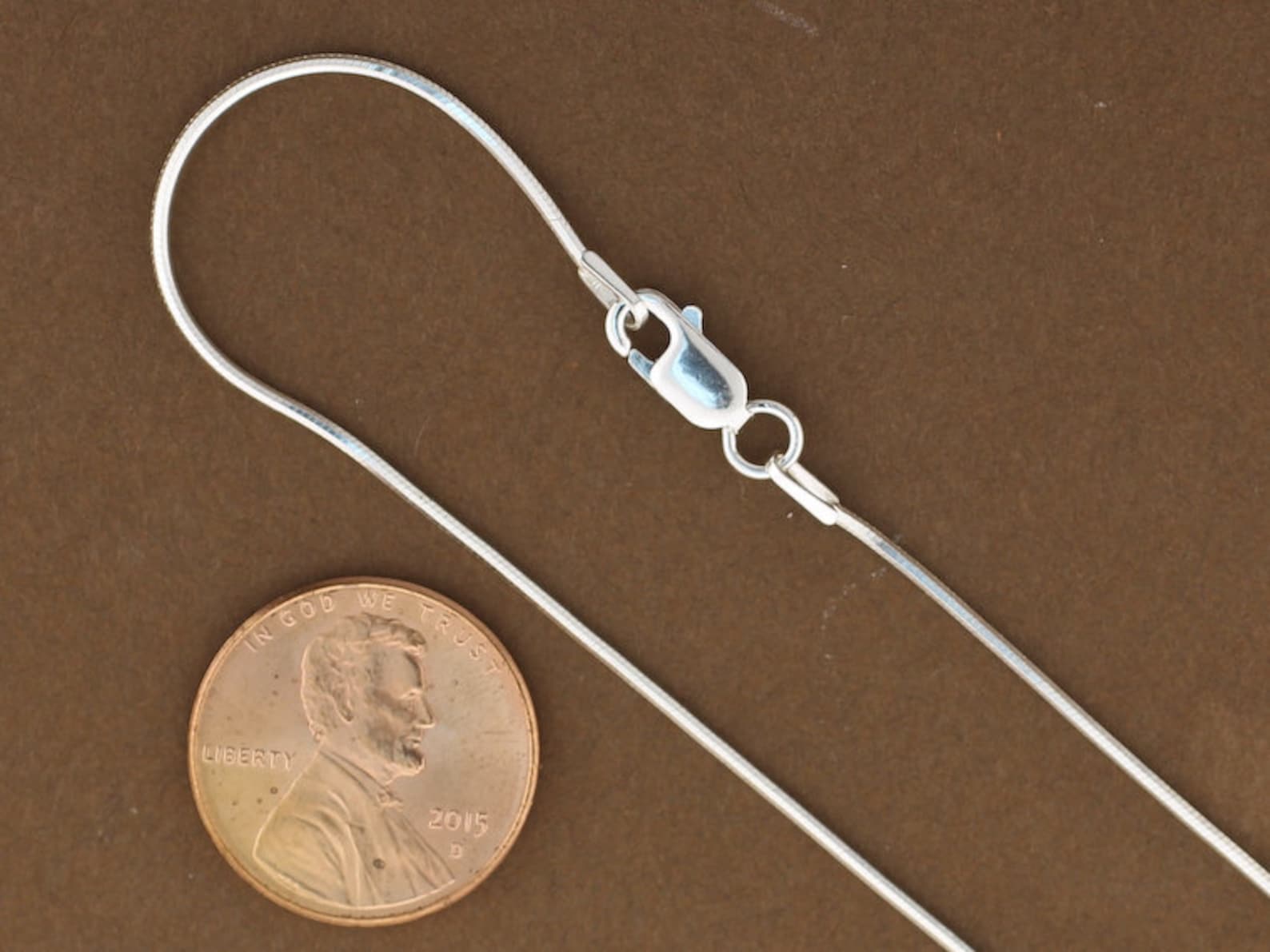 Diamond Cut Snake Chain 1mm Mirror Snake Chain Sterling - Etsy