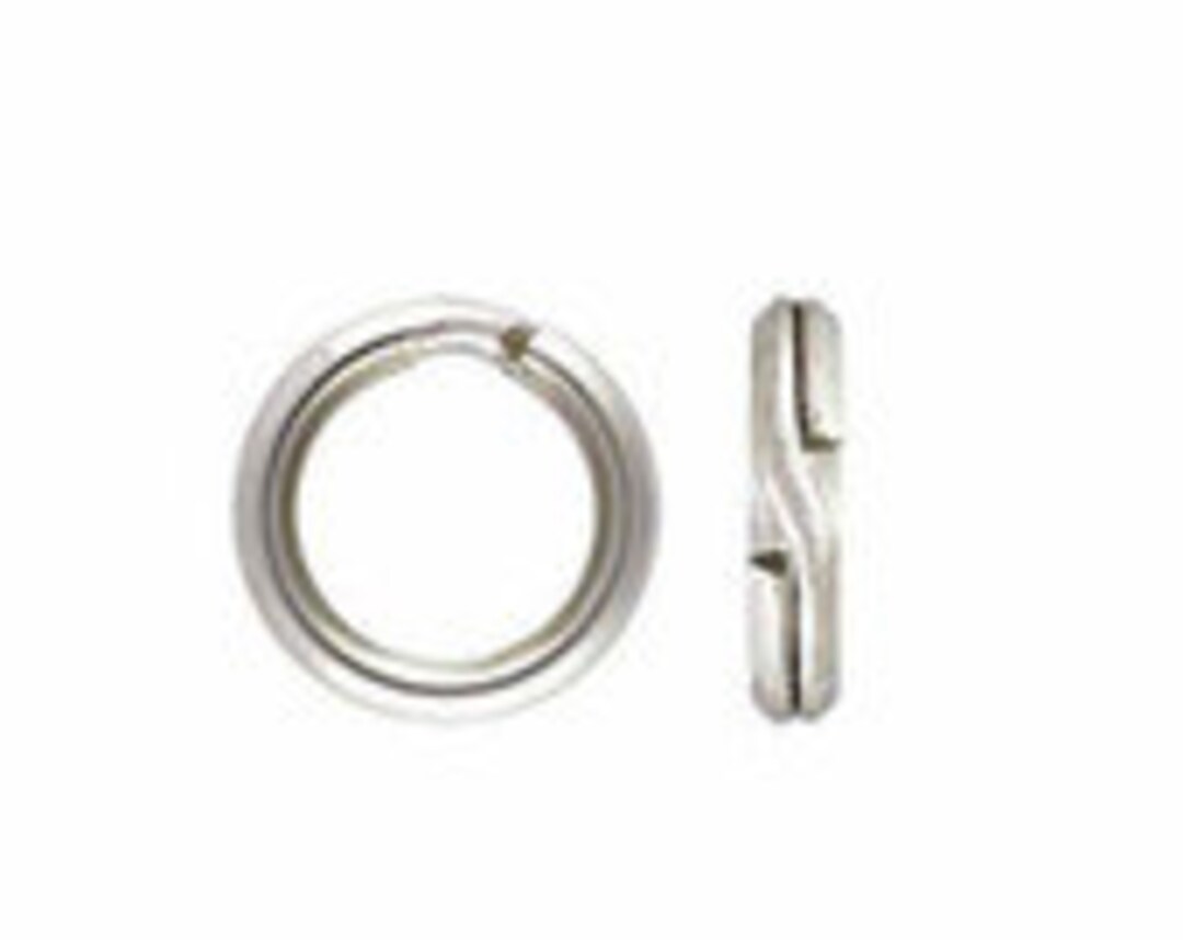 36pc, Sterling Silver Split Rings, Key Rings for Jewelry, Add Charms ...