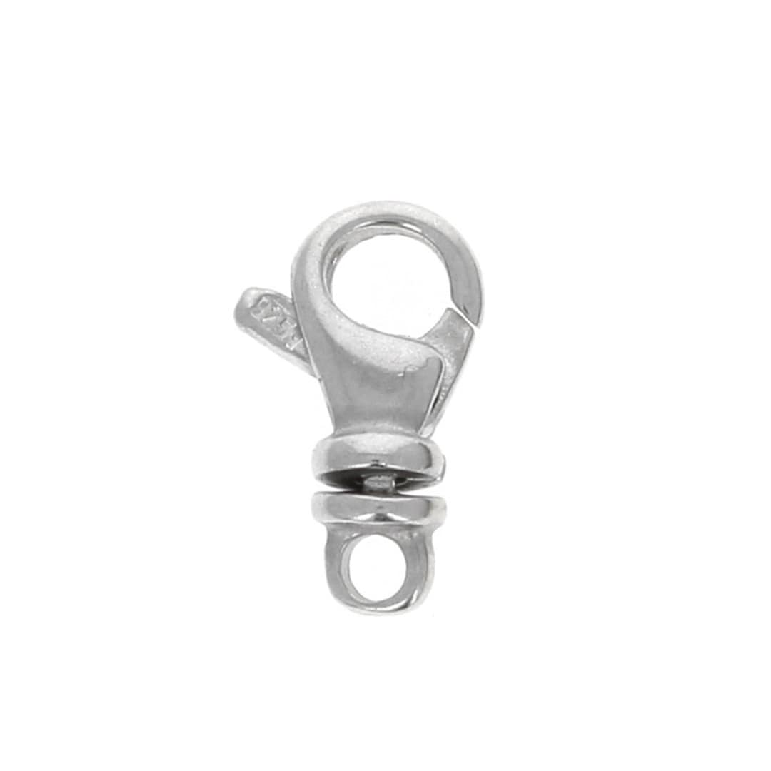 2 Piece, Swivel Lobster Catch, 12mm, Lobster Clasp, Swivel Base, 925 ...