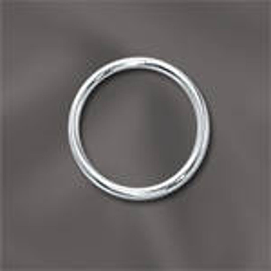 9mm Closed Ring, 20 Gauge, Sterling Silver, Closed Jump Ring, .925 ...