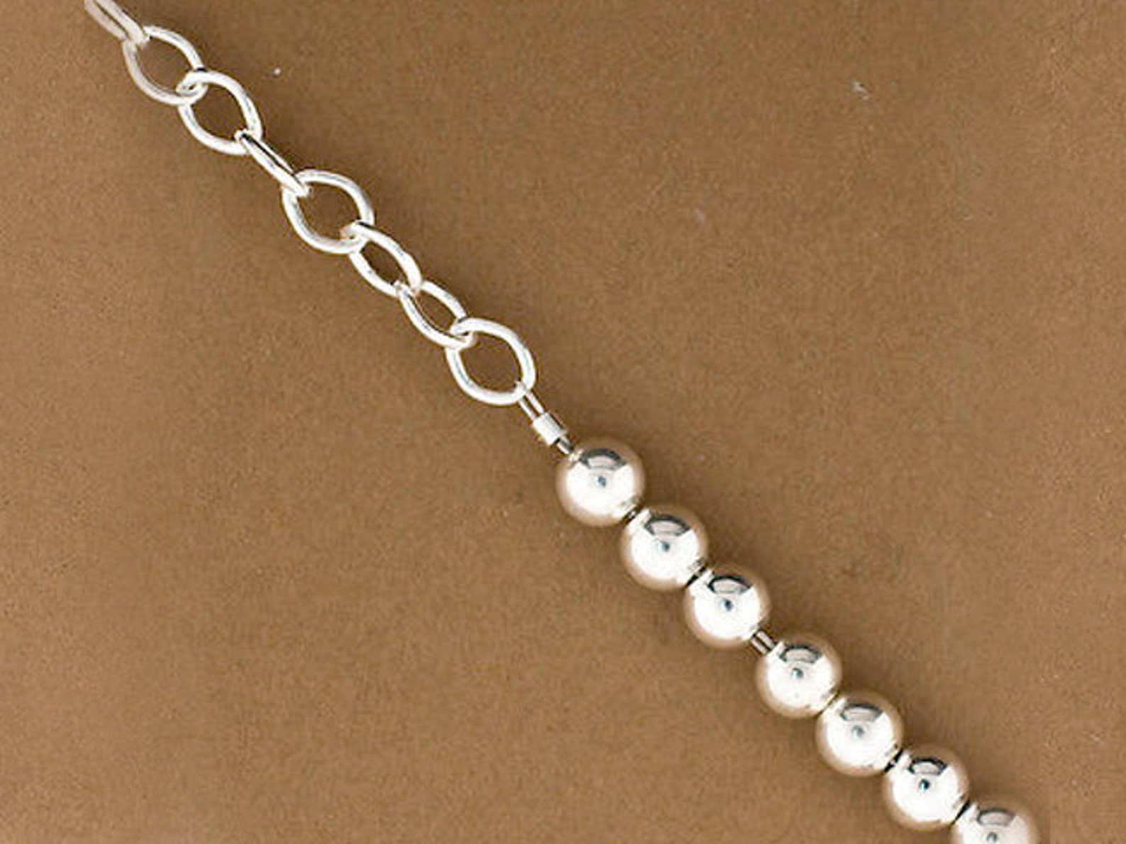 Sterling Silver Extension Chain Heavy Cable Chain.925 | Etsy