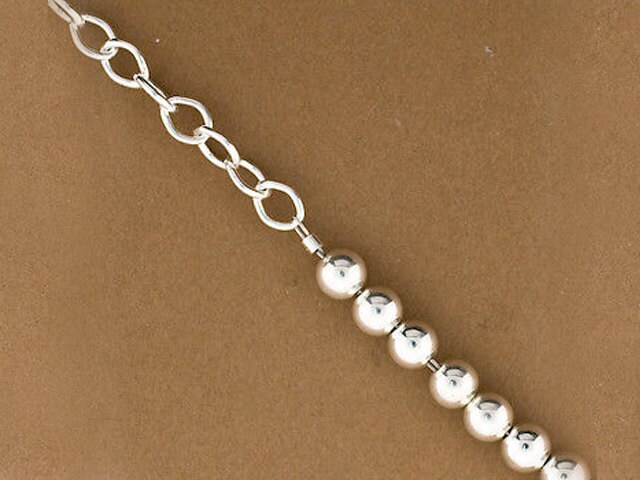 Sterling Silver Extension Chain, Heavy Cable Chain,.925 Wholesale Oval ...