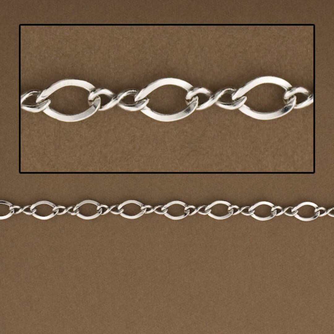 Figure 8 Chain, Antique Finish, Solid Sterling Silver, Wholesale Prices ...