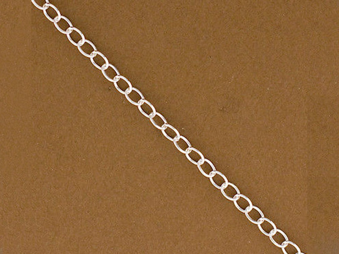 Sterling Silver Extension Chain .925 Sterling Silver Chain by the Foot ...