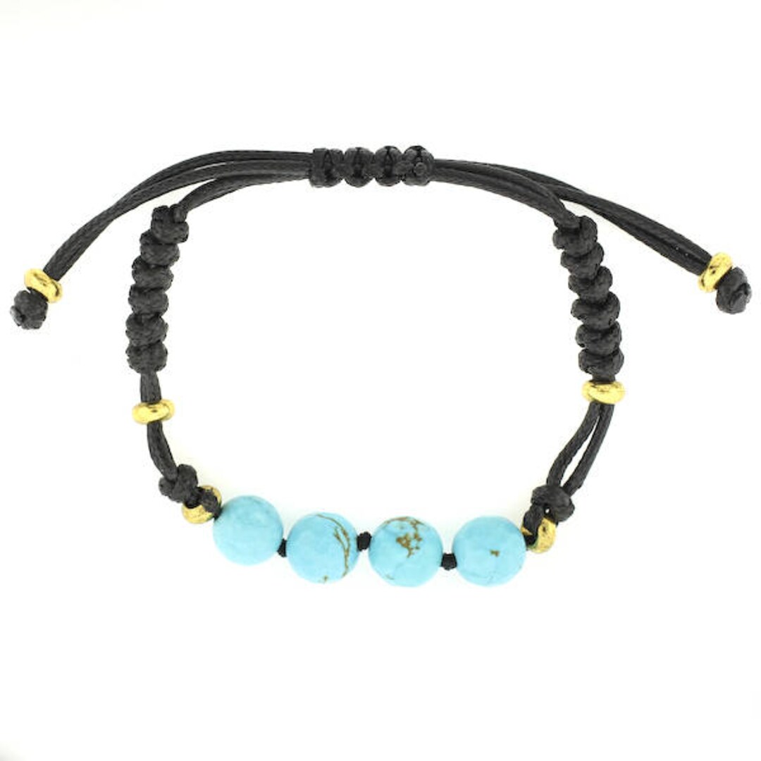 Natural Stone Bracelet, Pull String Cord,onyx, Green Onyx, Pearl, Grey ...