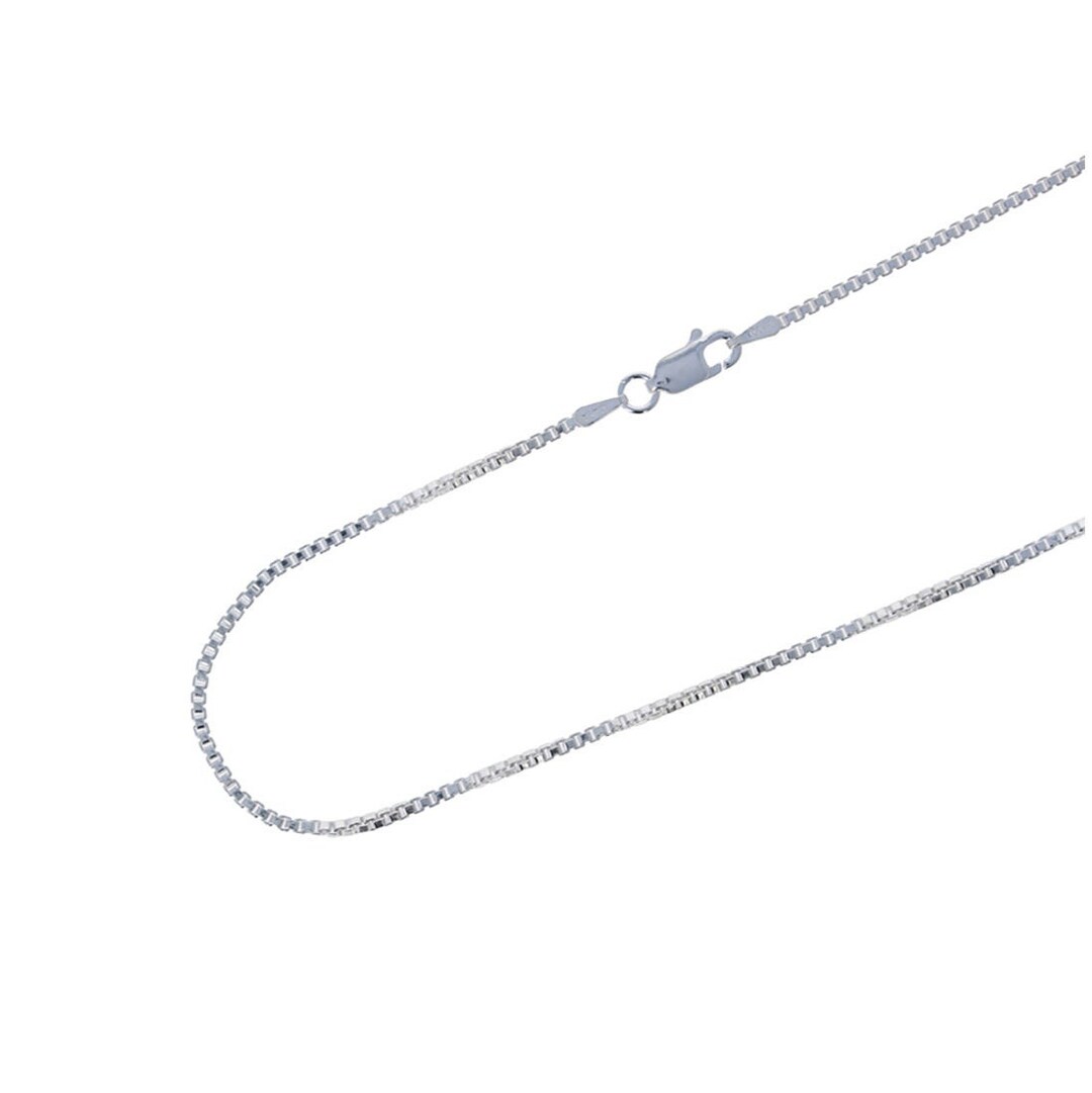 Solid .925 Italian Sterling Silver 1.5mm Box Chain 16" 18" 20" 22" 24 ...