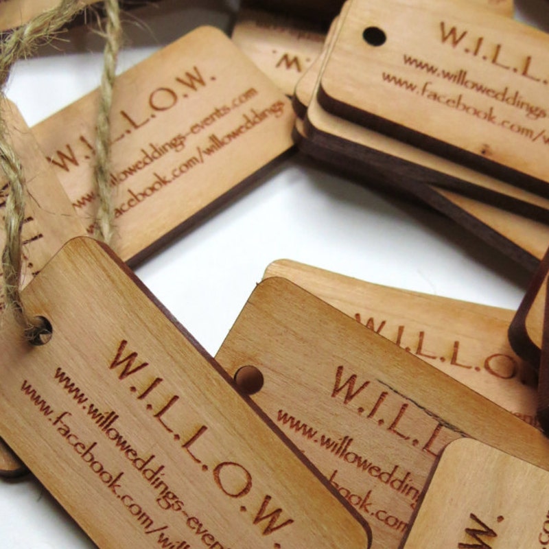 View Custom Wood Tags by GrainDeep on Etsy