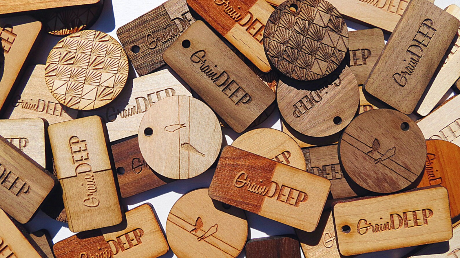 50 1 X 2 Custom Wood Tags Custom Engraved Tags Wood Gift - Etsy
